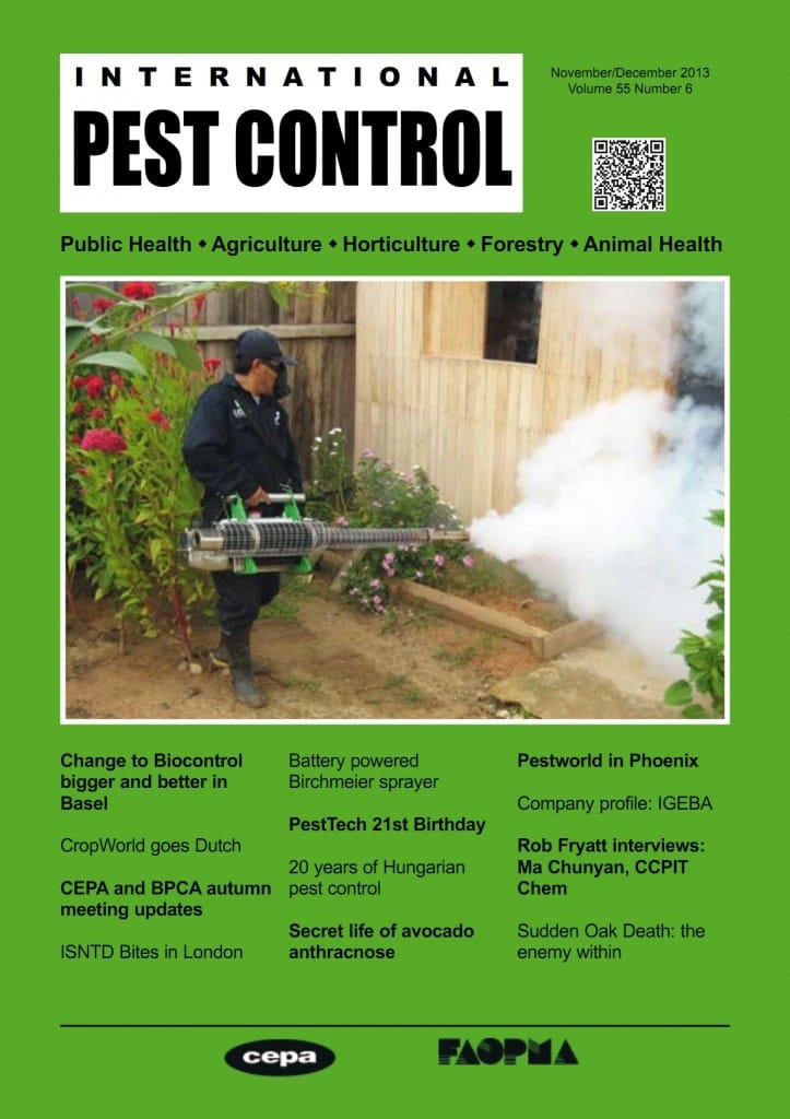 International Pest Control – November/December 2013 – Vol.55, Nr.6 ...
