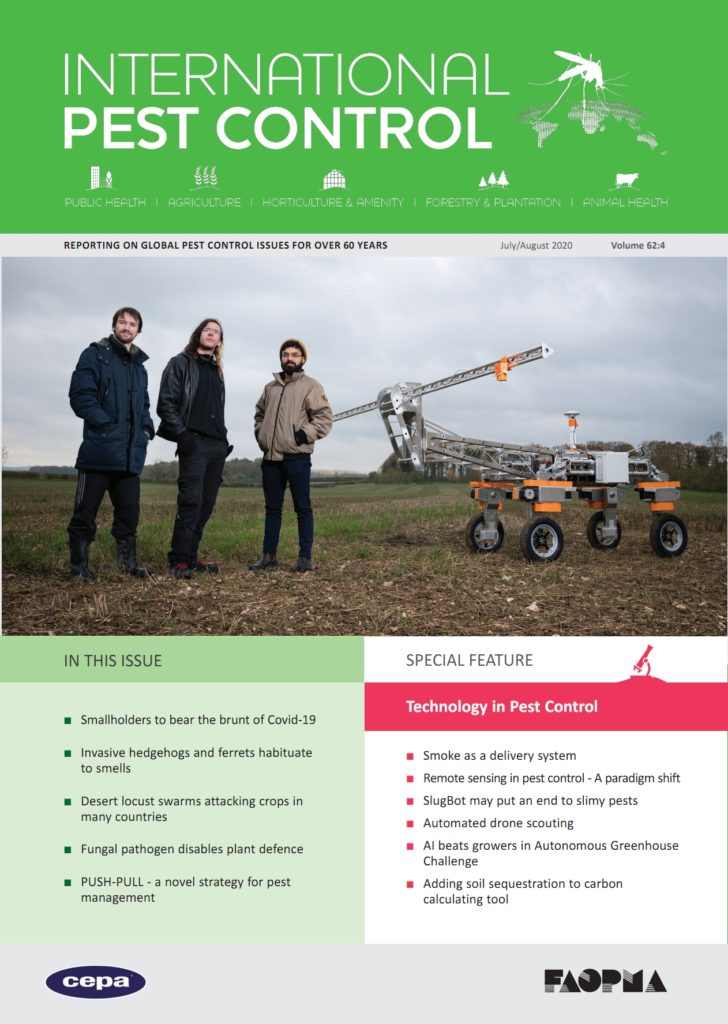 International Pest Control – July/August 2020 – Vol 62, Nr.4 ...