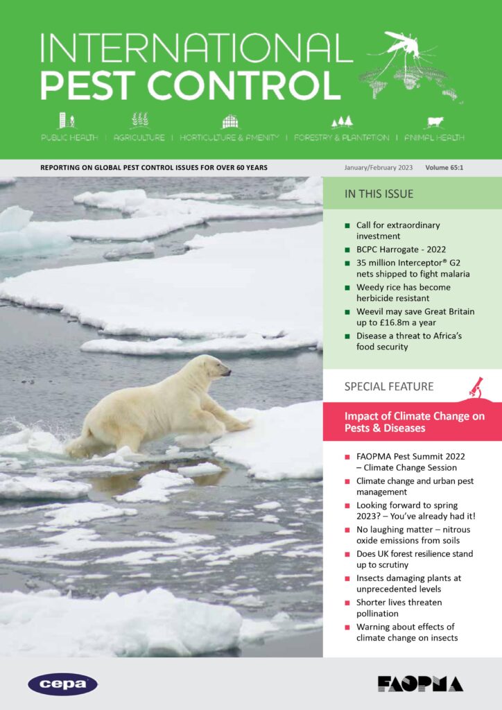 International Pest Control – January/February 2023 – Vol 65, Nr.1 ...